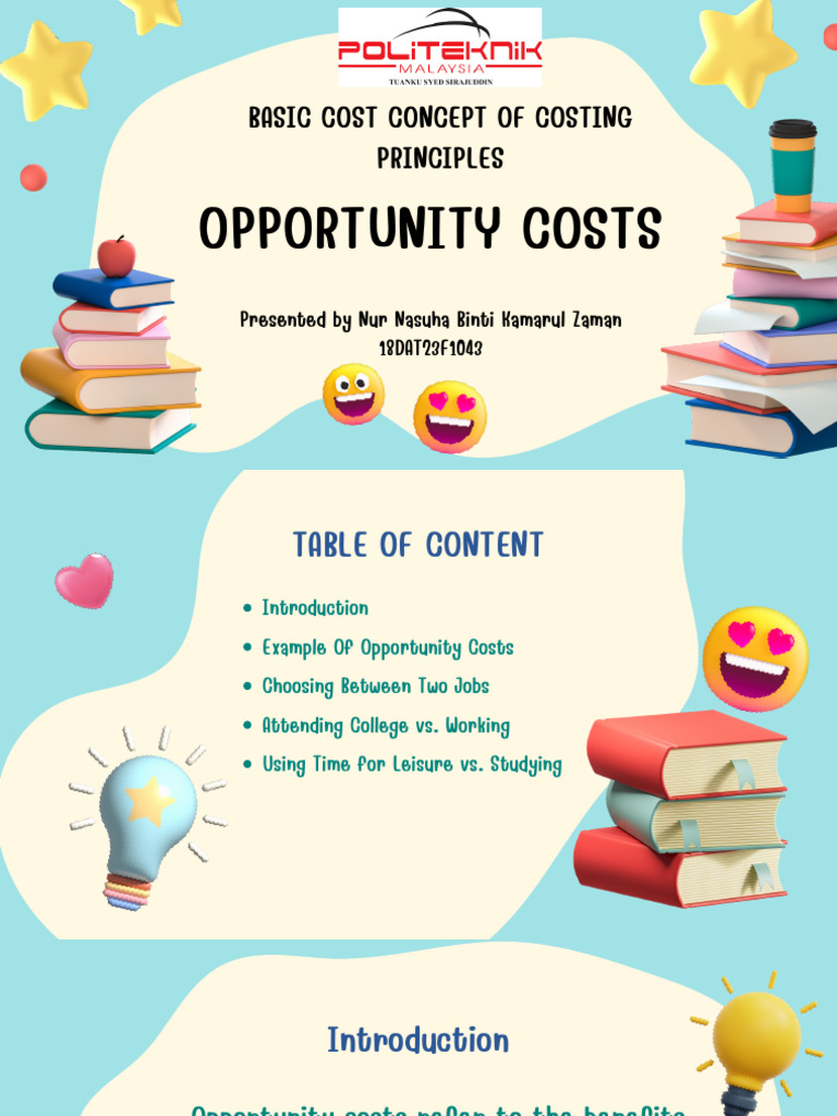 Opportunity Costs Explained | PDF