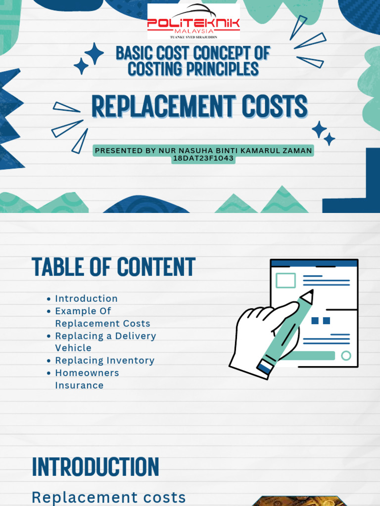 Understanding Replacement Costs | PDF