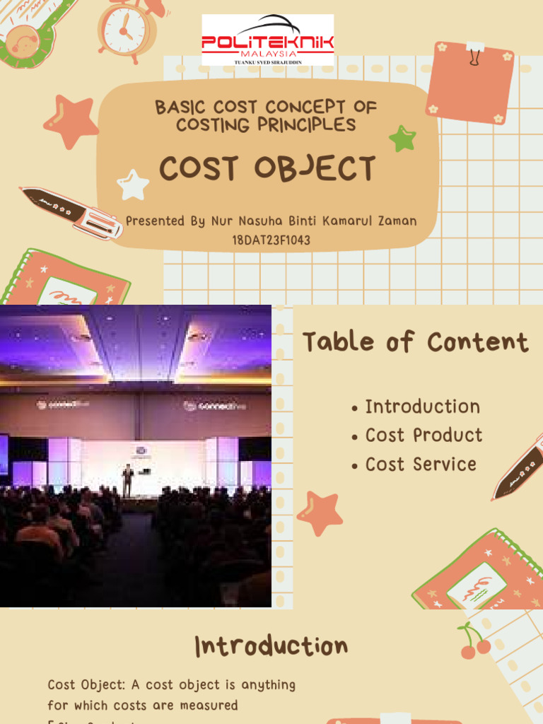 COST OBJECT Presentation - NUR NASUHA F1043 | PDF