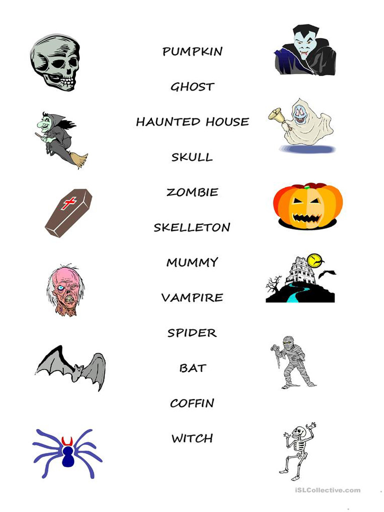 halloween vocabulary | PDF