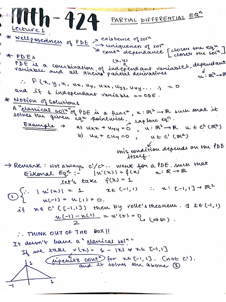 MTH 424 | PDF