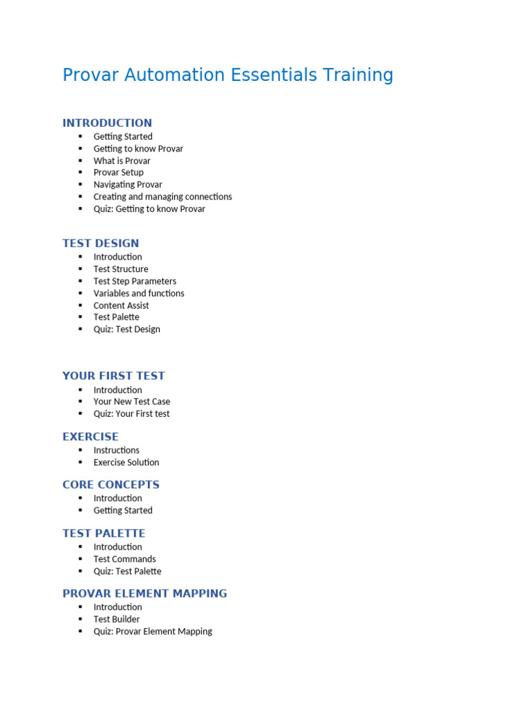 Provar Automation Essentials | PDF