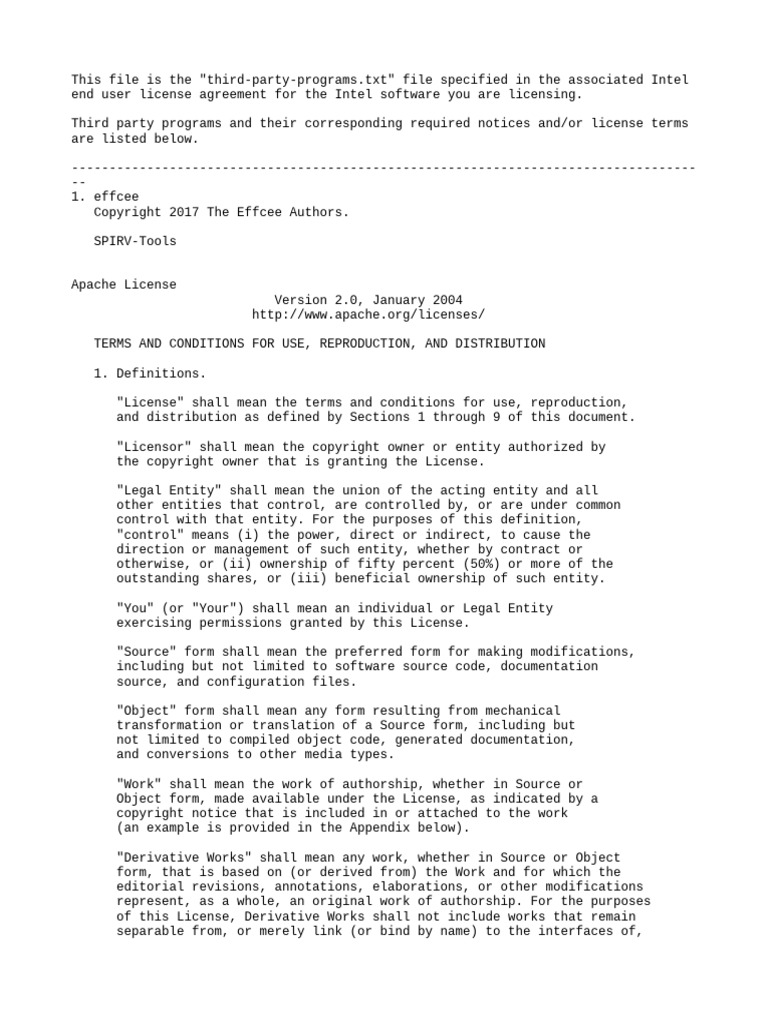 third-party-programs | PDF | License | Copyright