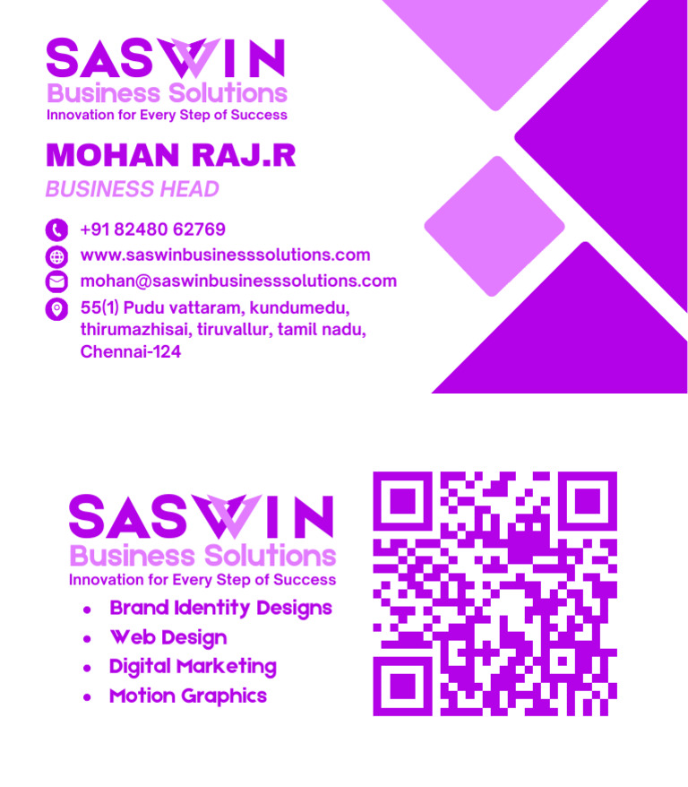 Saswin Business Solutions Overview | PDF