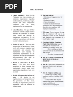 CHRA Labor Code Reviewer PDF | PDF | Cost Of Living | Employment