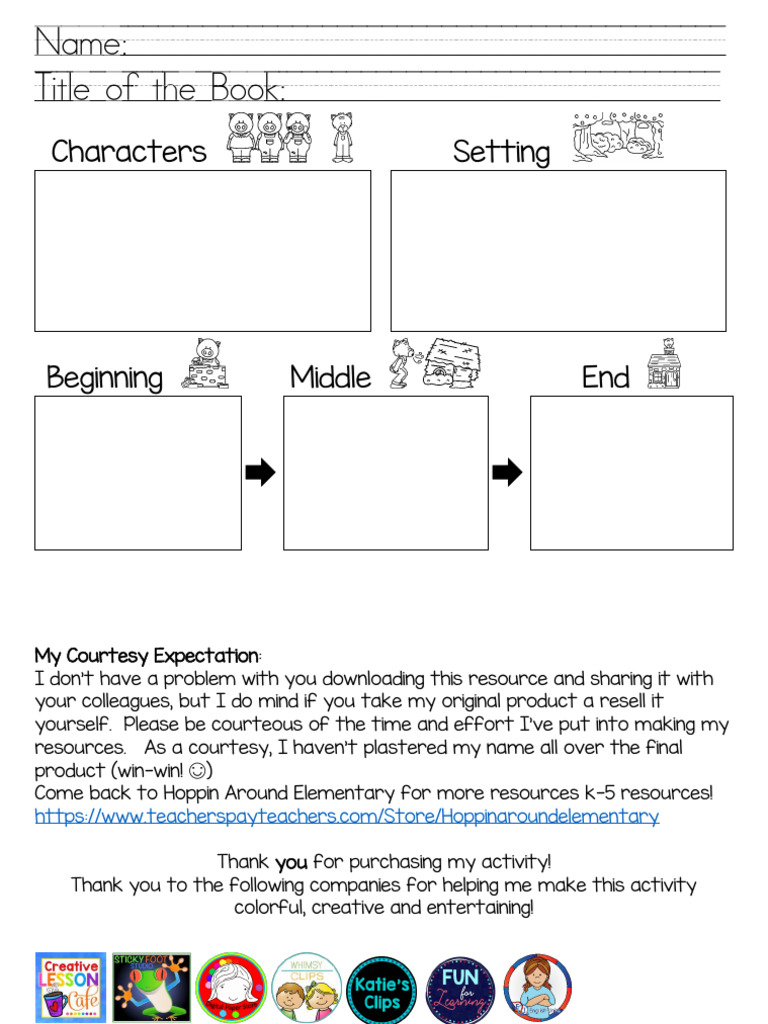 StoryMapforkindergartenorFirstGradeemergentreaders 2 | PDF