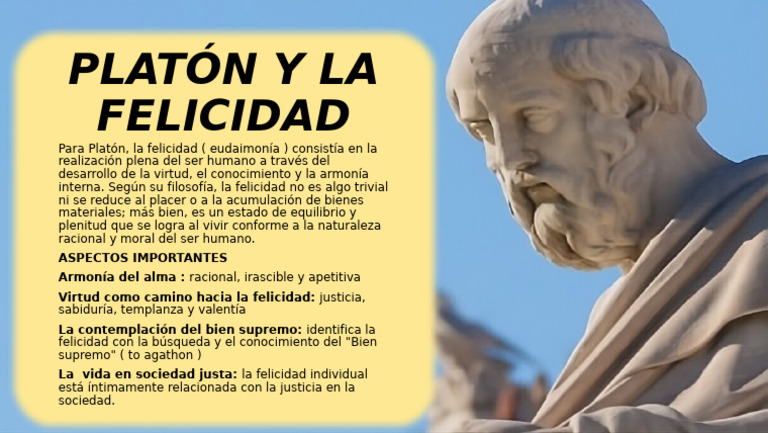 Platón: Virtud y Felicidad Verdadera | PDF