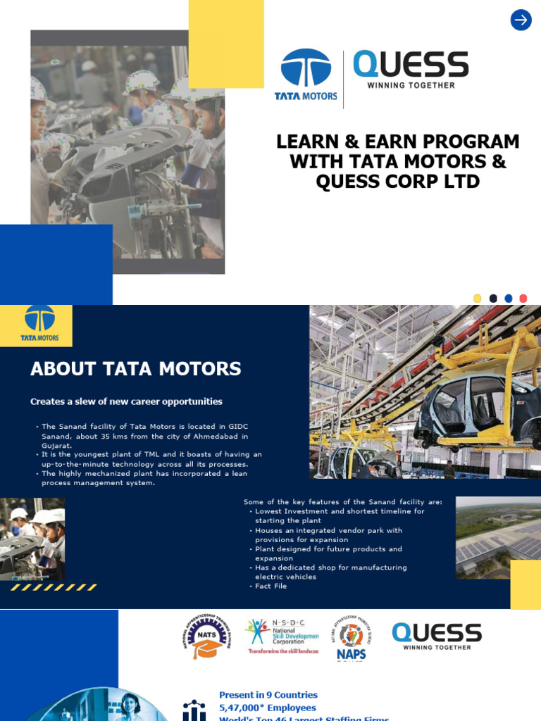 Tata Training Ppt(Sanand)- PK | PDF