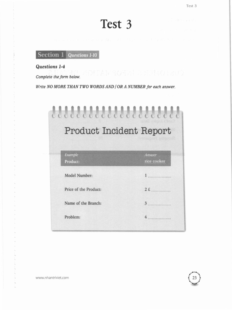 Product Incident Report: Questions | PDF