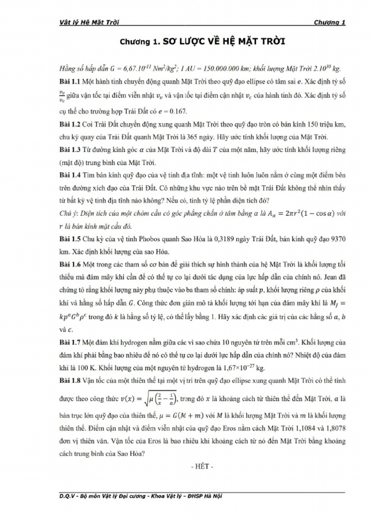 BT VLHMT Chuong 1 | PDF