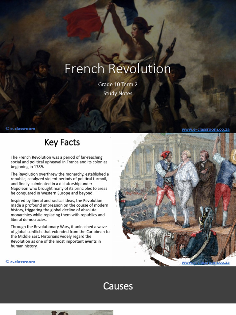Key Facts of the French Revolution | PDF | French Revolution | Napoleon