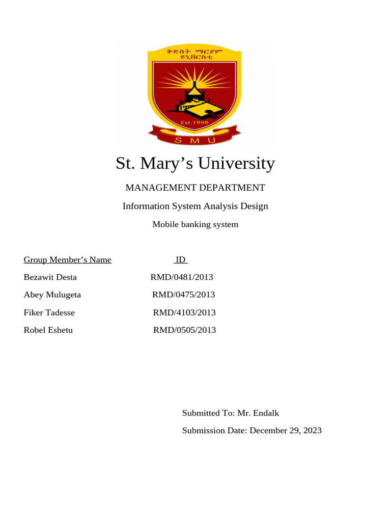 Isad Final | PDF | Banks | Computer Security