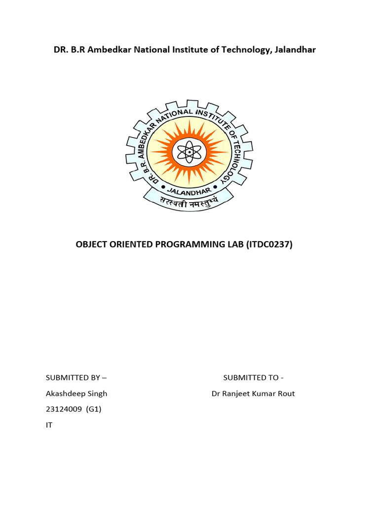 OOPC Lab 2 PDF | PDF