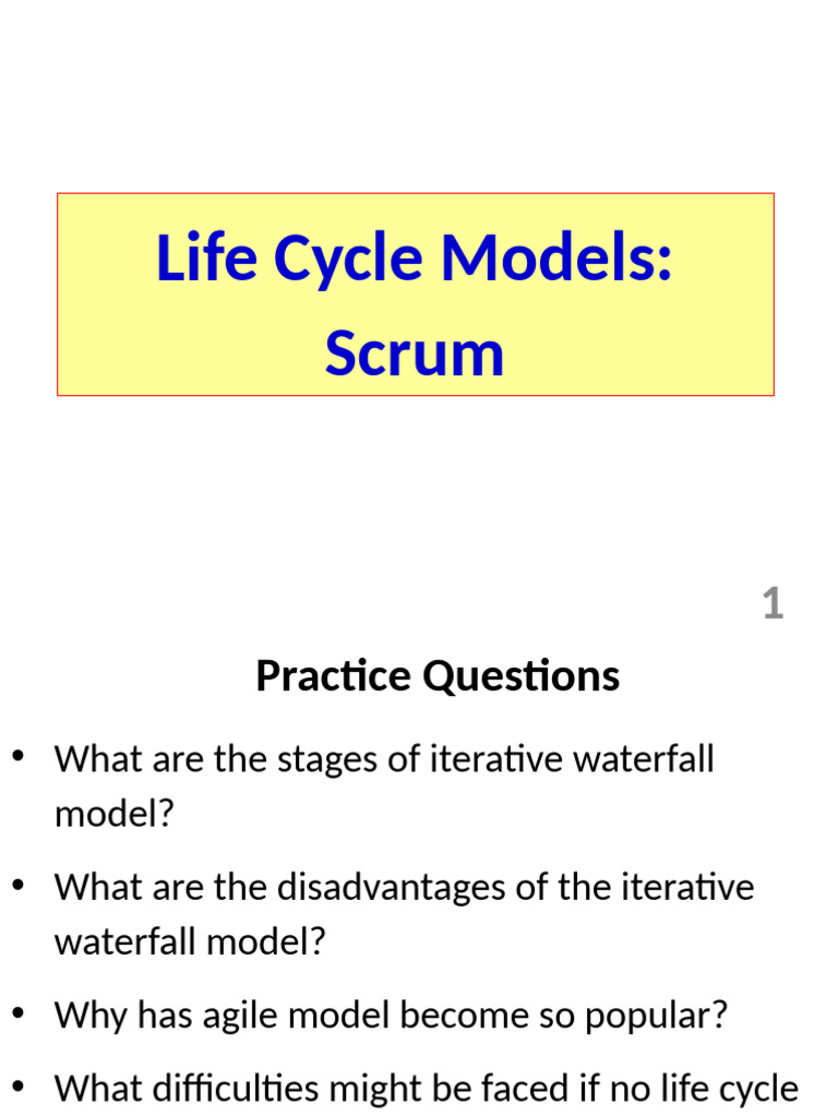Lect 7 | PDF | Scrum (Software Development) | Computing