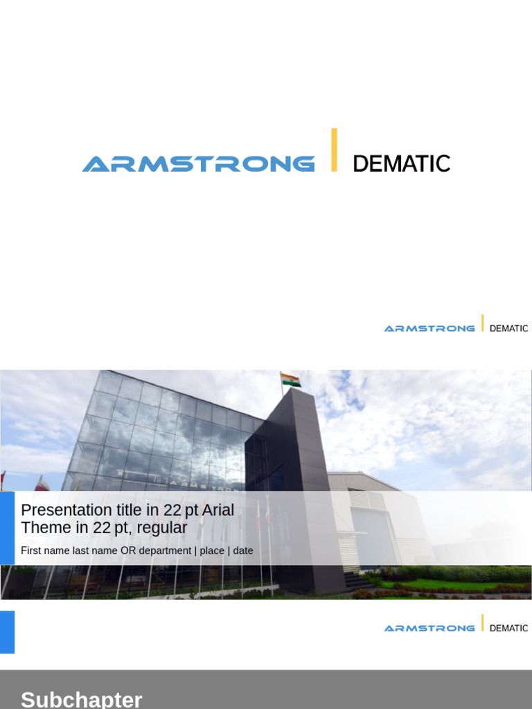 Armstrong Dematic PPT Template (External Purpose) | PDF