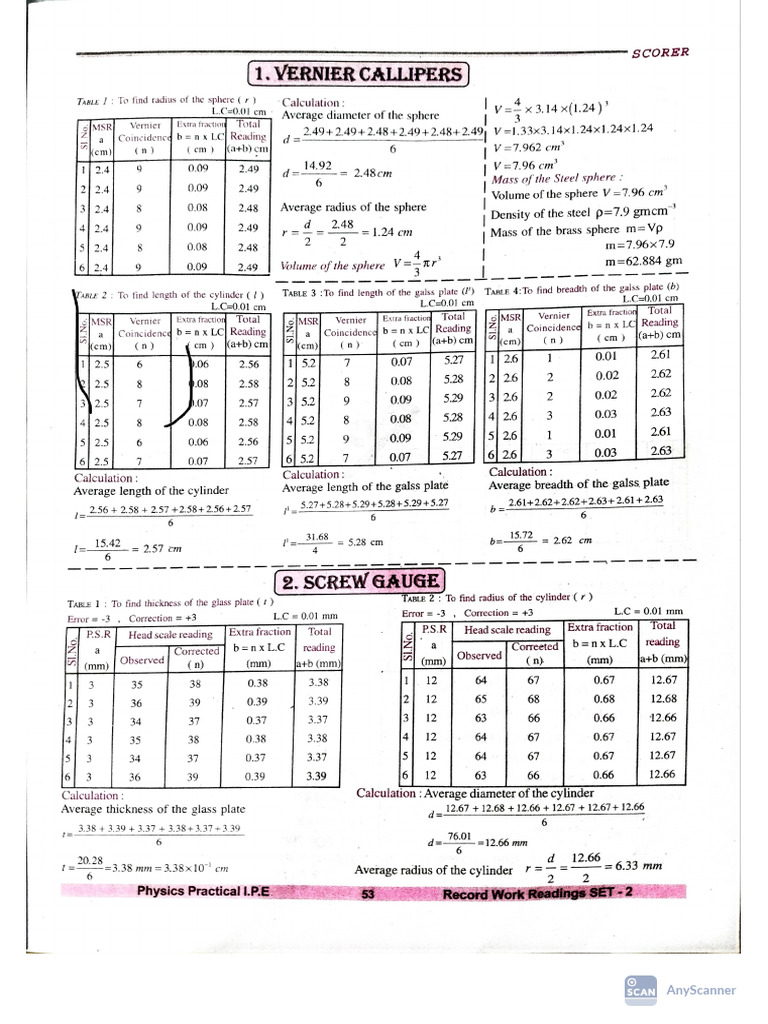 Physics Values - 250130 - 135737 | PDF