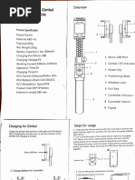m01 3 Axis Gimbal Stabilizer Manual | PDF | Electromagnetic ...