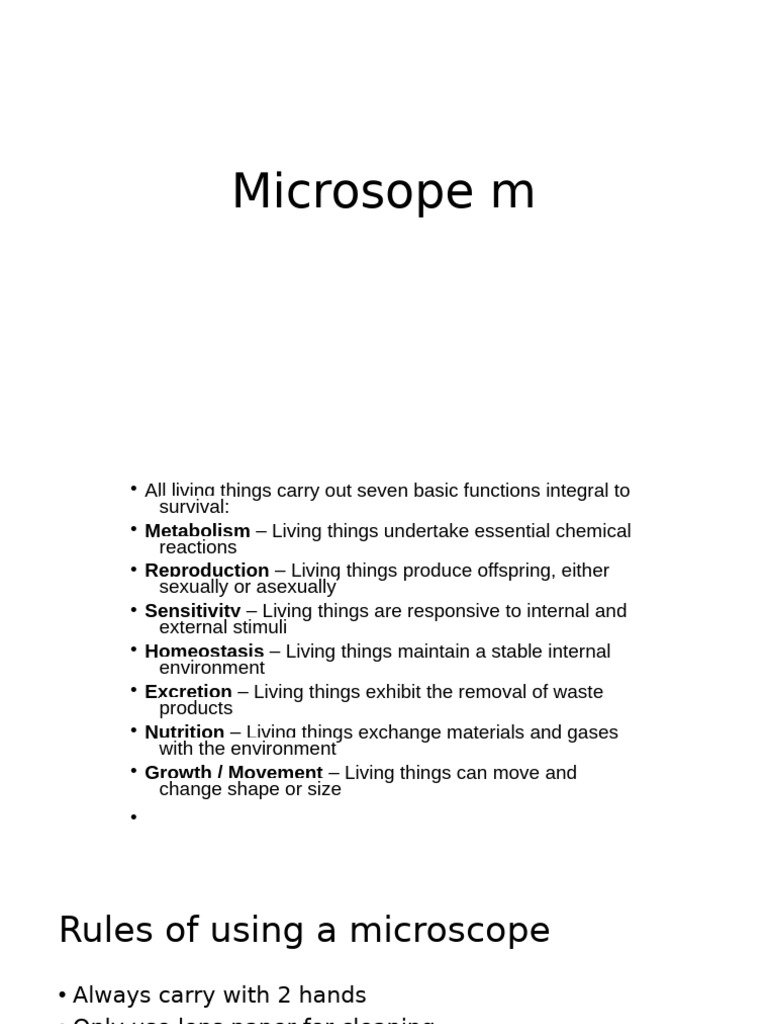 Microscope m 2 | PDF | Microscope | Scanning Electron Microscope