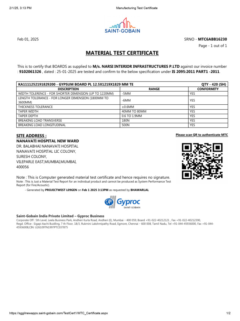 9102061326 Nanavati MTC 1 | PDF