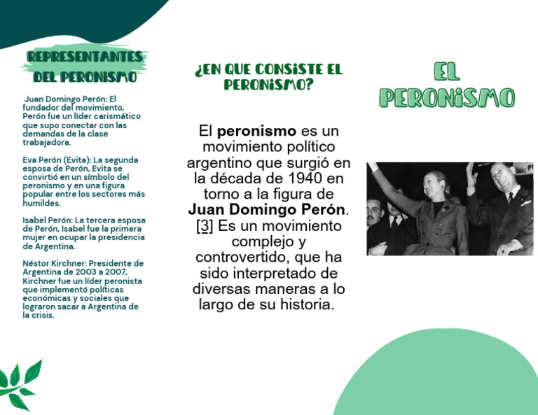 Peronismo Folleto | PDF