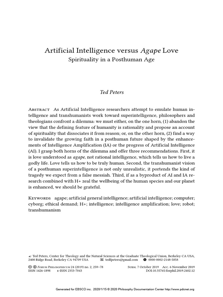 EBSCO FullText 2024 08 13 | PDF | Transhumanism | Deep Learning