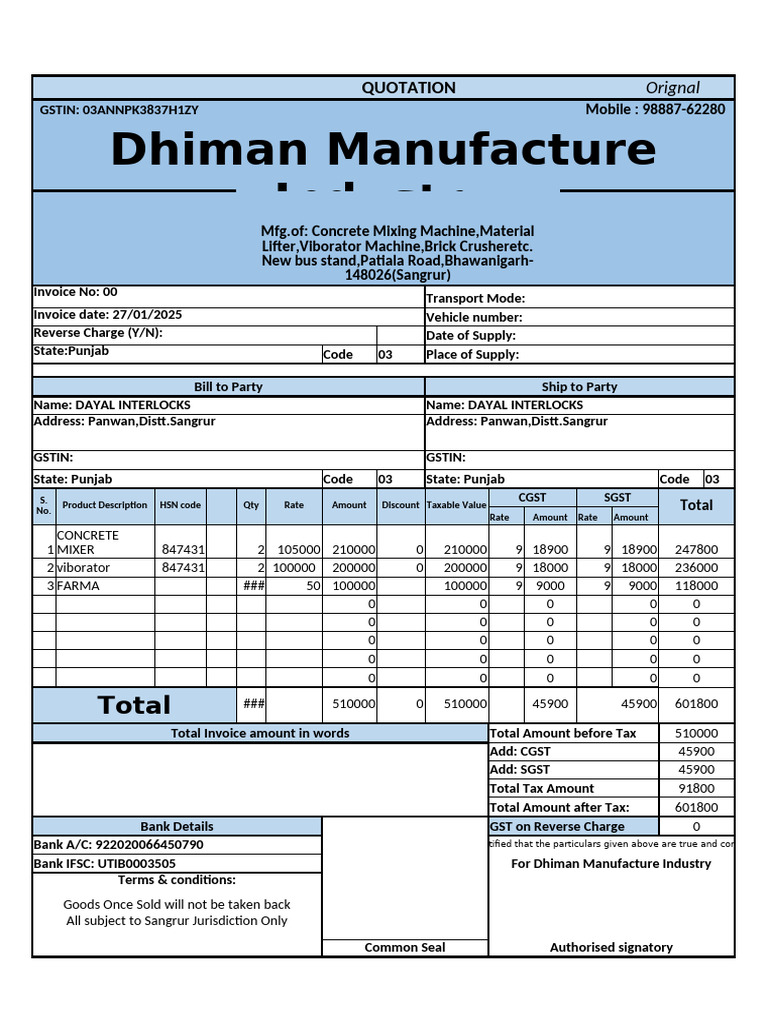 Quotation Copy | PDF | Trade | Taxes