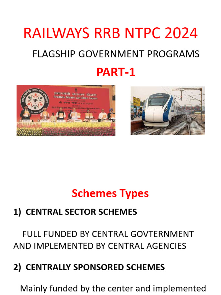 FLAGSHIP GOVT PROGRAMS Part 1 PDF | PDF | Government Programs | Economy ...