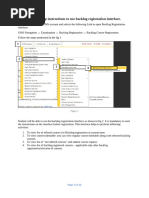 How To Guide For Class Timetable On CELCAT | PDF
