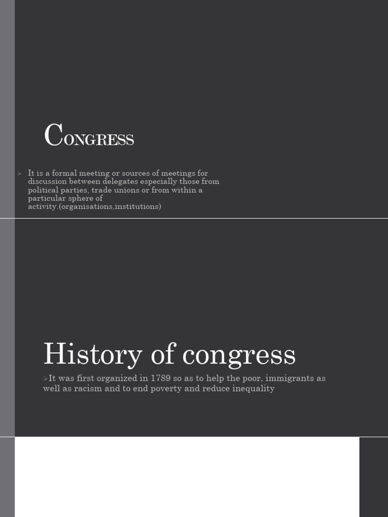 Understanding Congress Functions | PDF