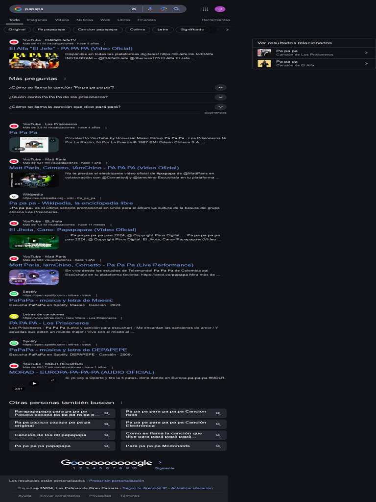 Papapa - Buscar Con Google | PDF | Youtube | Grabación de sonido