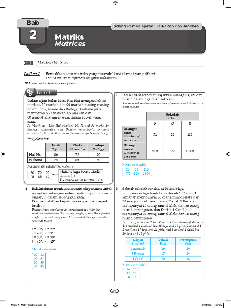 MATRIKS (Darab) | PDF