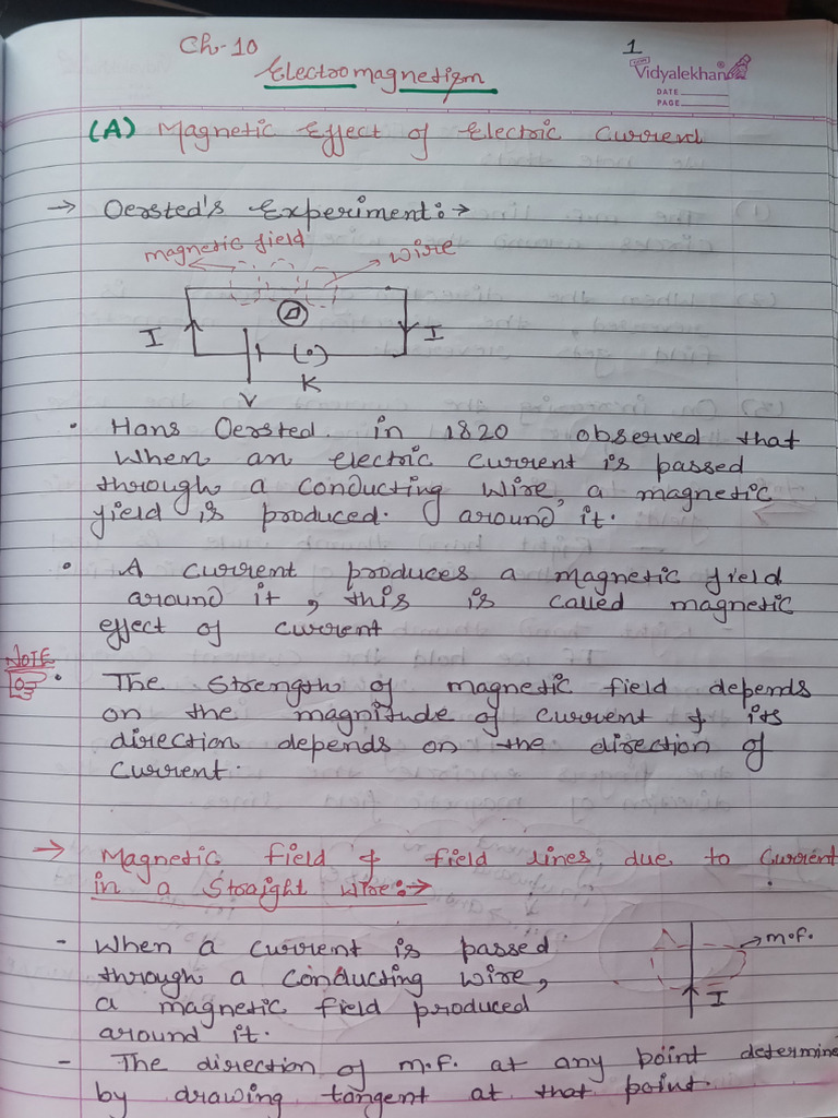 Physics Chapter 10 Handwritten Notes by Maam | PDF