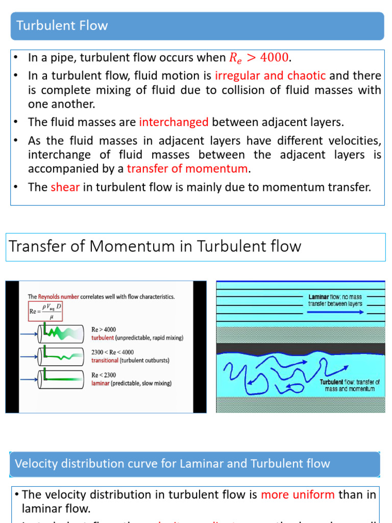 Lecture# | PDF | Fluid Dynamics | Turbulence