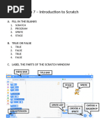 Creating Shapes in Scratch: 1. Tick The Correct Option | PDF