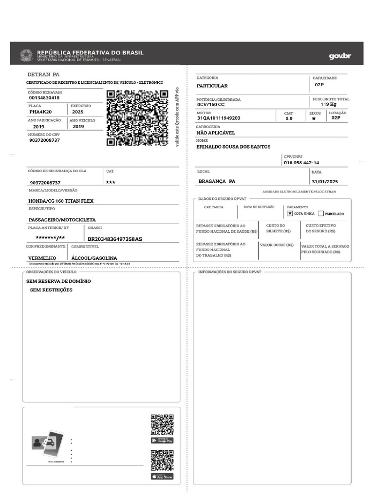 Crlv-E Digital 2025 | PDF