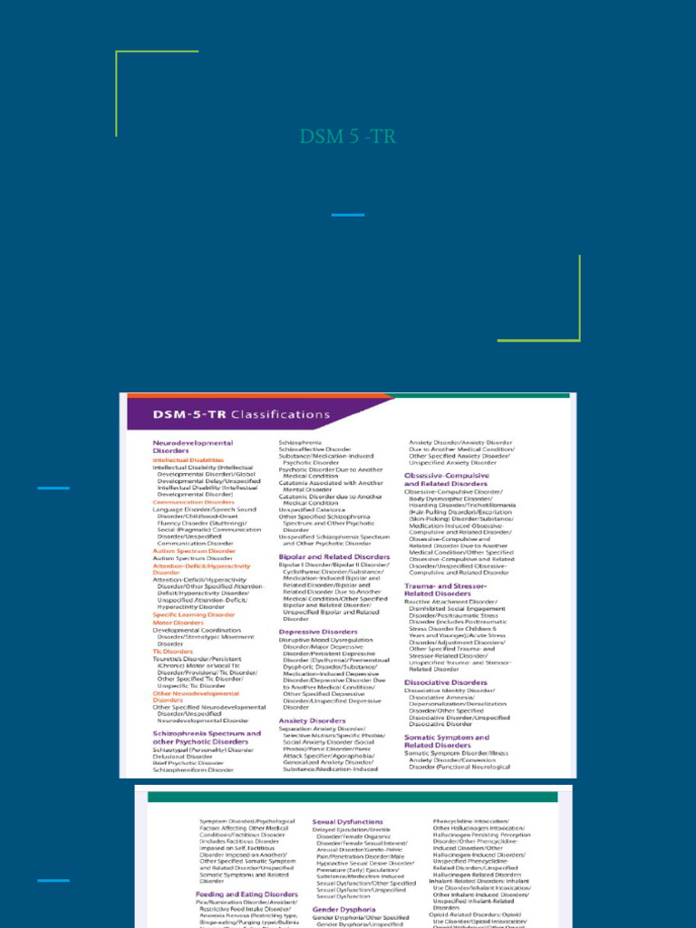 DSM 5 - TR | PDF