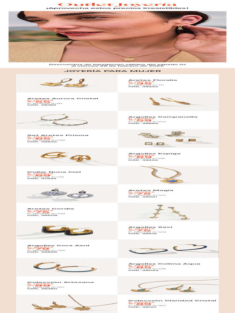 PE Outlet de Joyería C2 | PDF