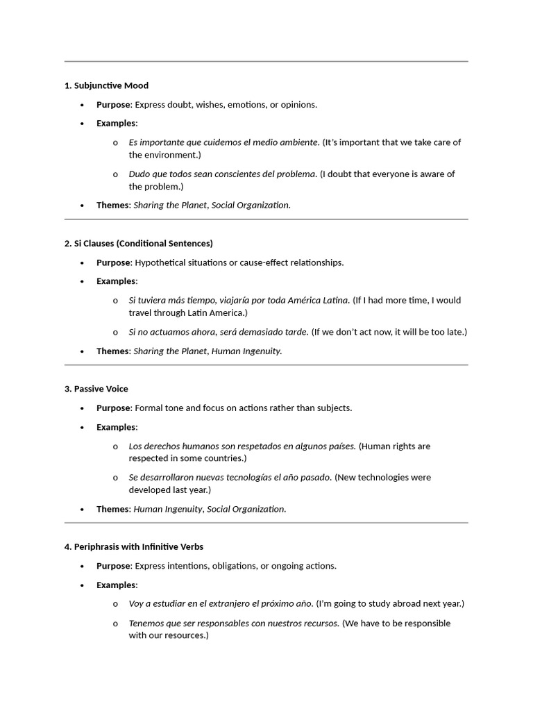 complex grammar structures | PDF | Entorno natural