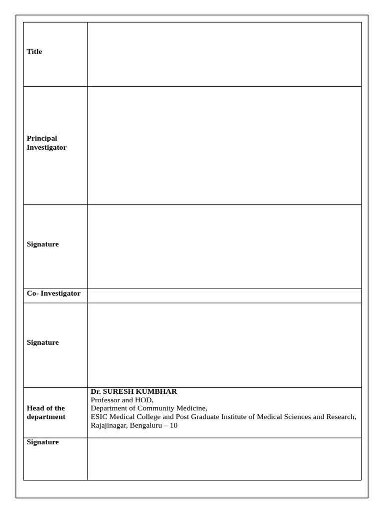 Research Protocol Pdf Consent Medical School 1993