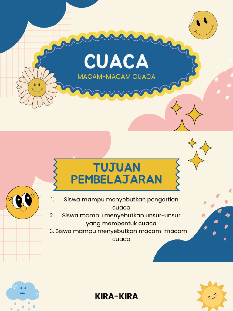 Pengertian dan Unsur Cuaca | PDF
