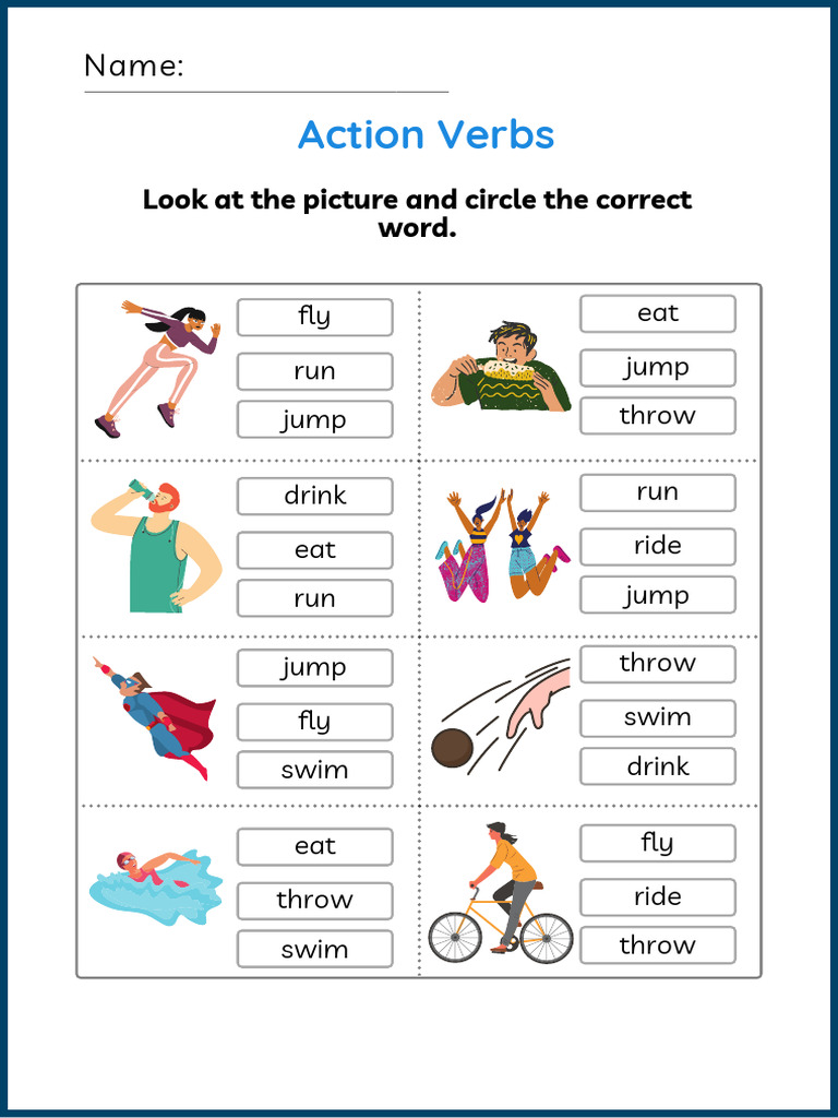 Action Verbs P | PDF
