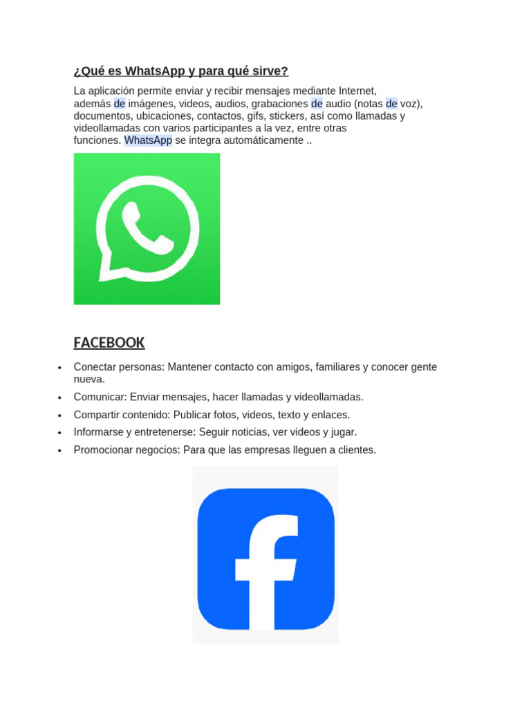 Qué Es WhatsApp y para Qué Sirve | PDF