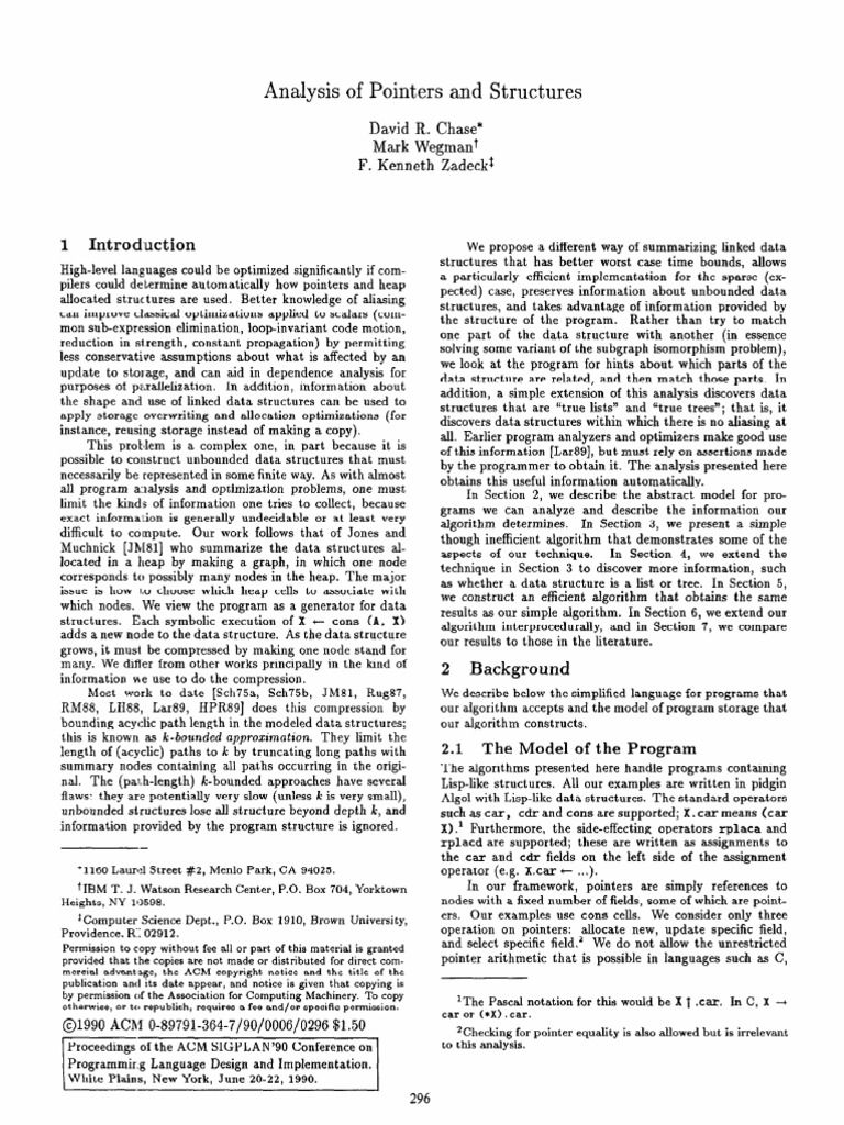 Analysis of Pointers and Structure | PDF | Pointer (Computer Programming) | Computer Programming
