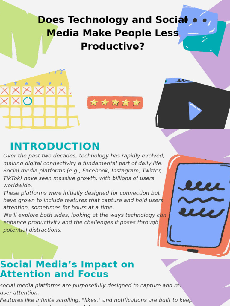 Technology's Impact on Productivity | PDF | Social Media | Popular ...
