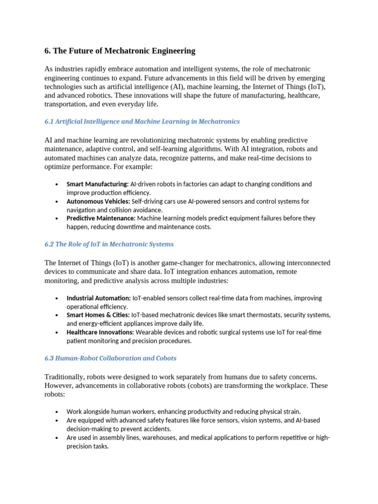 Research on second part | PDF | Internet Of Things | Mechatronics