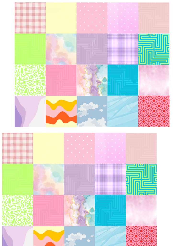 Colorful Minimalist Gradient Page Border A4 (Landscape) | PDF
