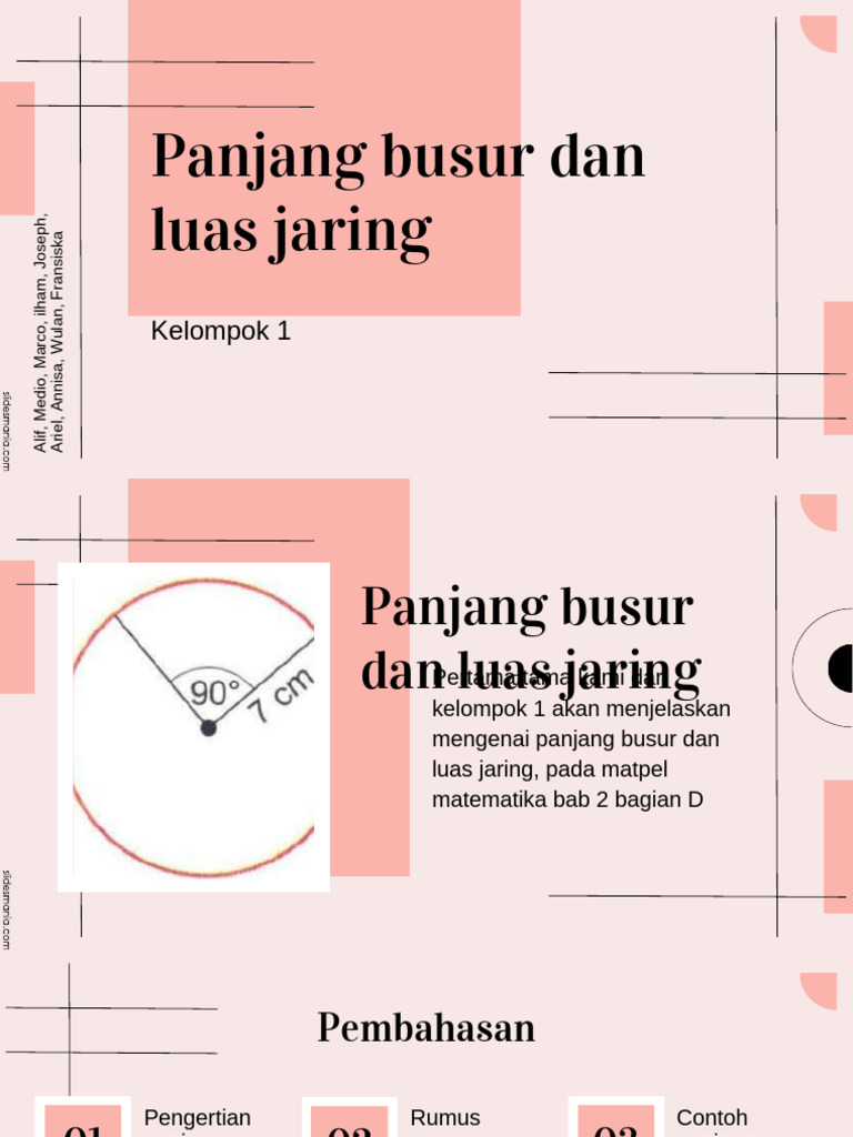 Panjang Busur Dan Juring | PDF