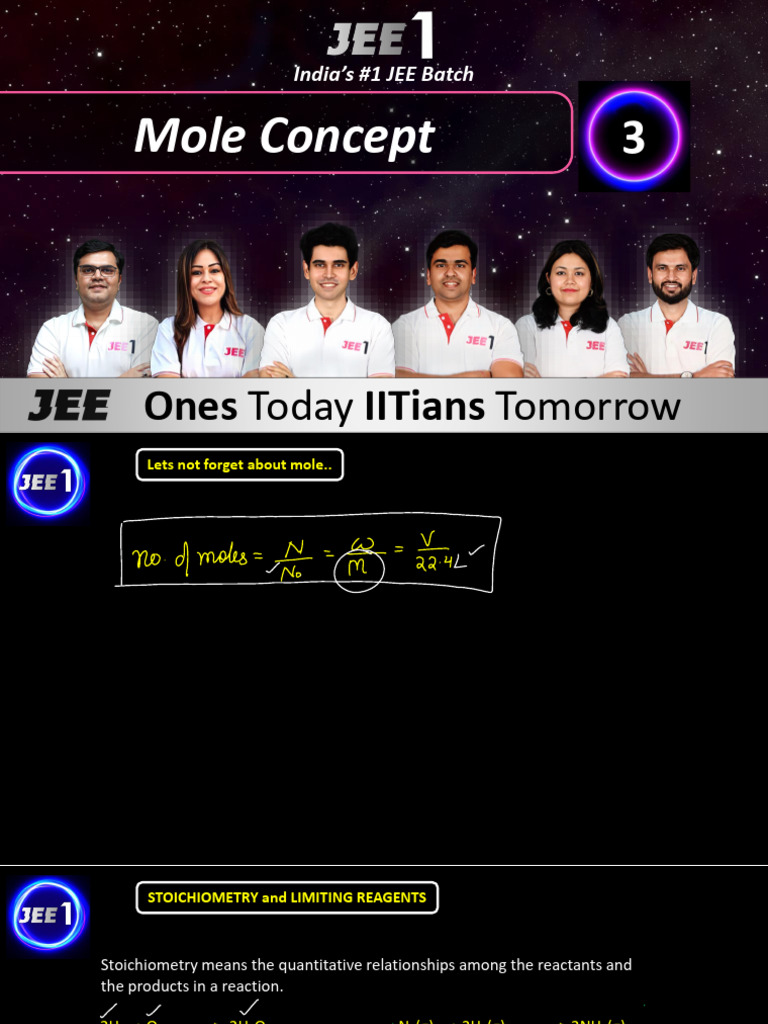 Jee notes | PDF | Stoichiometry | Process Engineering