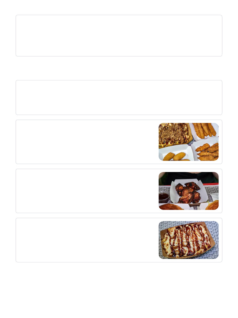 Carta de Jisma Fast Food | PDF | Cocinando | Cocina occidental