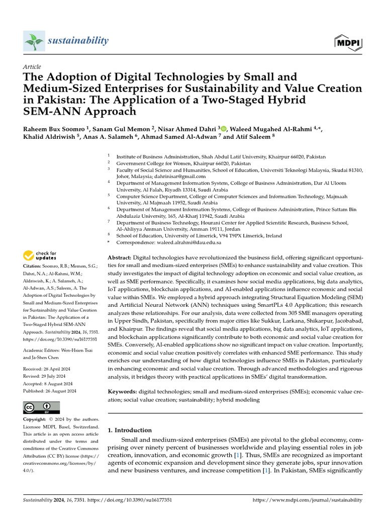 4 Scopus | PDF | Internet Of Things | Small And Medium Sized Enterprises